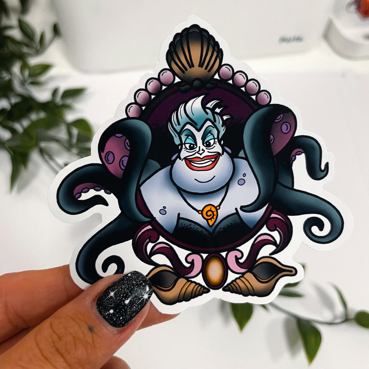URSULA TATTOO INSPIRED XL STICKER – Dead Inside Design